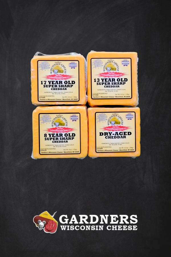 Wisconsin Cheese--Super Sharp Cheddar Package | Gardners Wisconsin ...