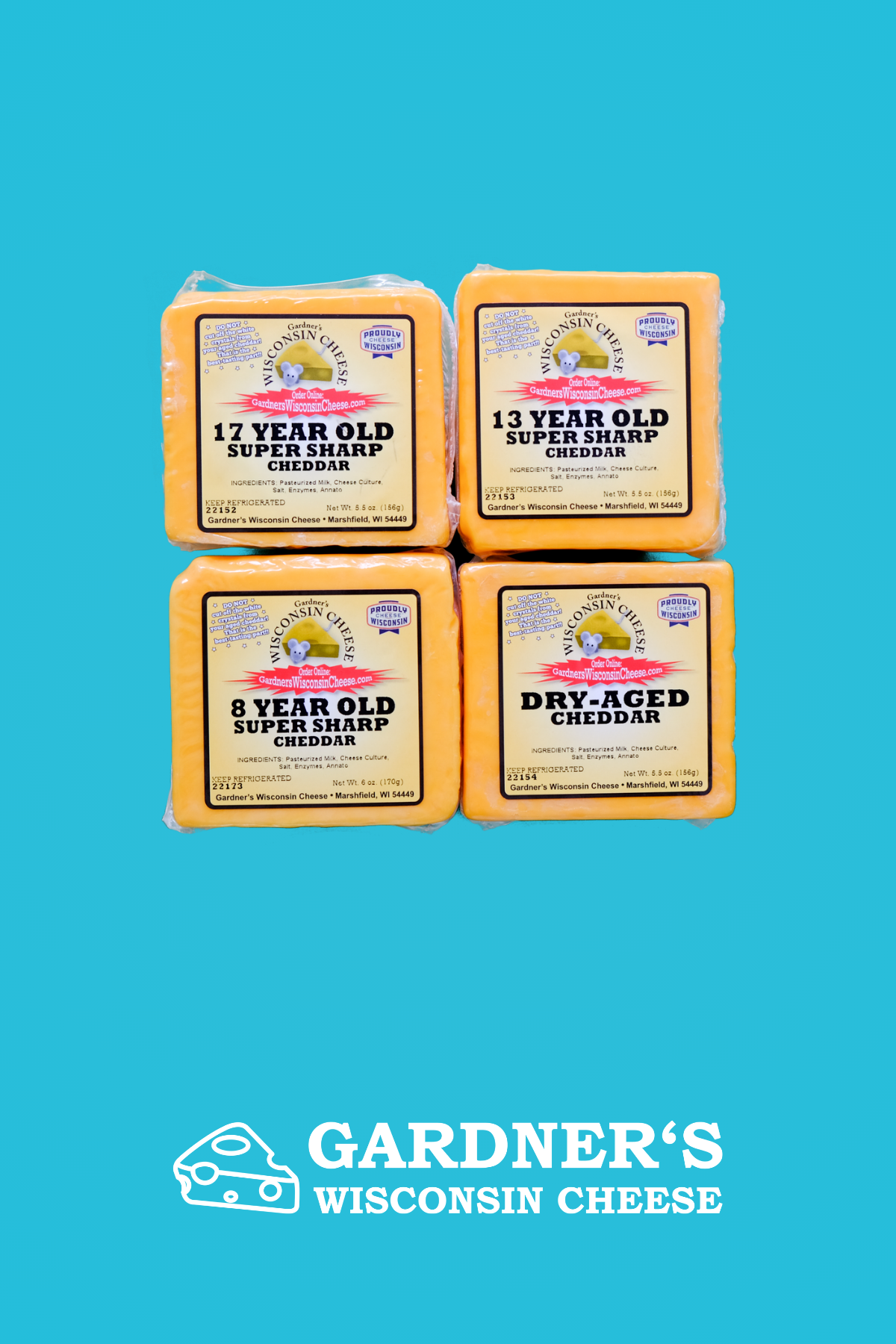 Wisconsin Cheese--Super Sharp Cheddar Package | Gardners Wisconsin ...