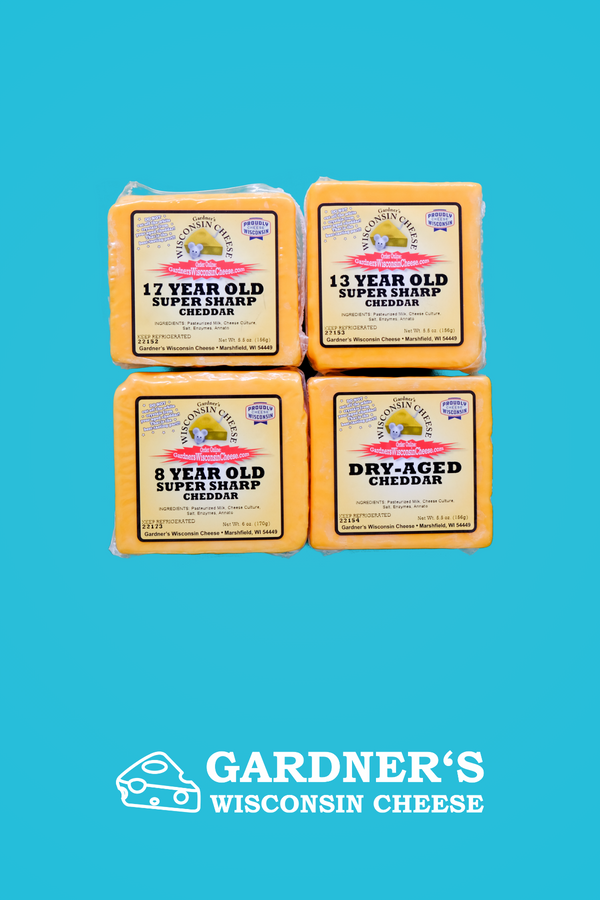 Wisconsin Cheese--Super Sharp Cheddar Package | Gardners Wisconsin ...