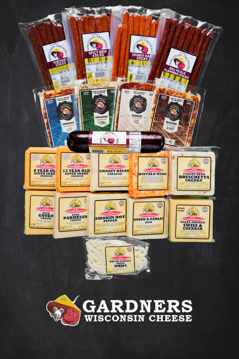ULTIMATE DELUXE Wisconsin Cheese and Sausage Package *NEW* | Gardners ...